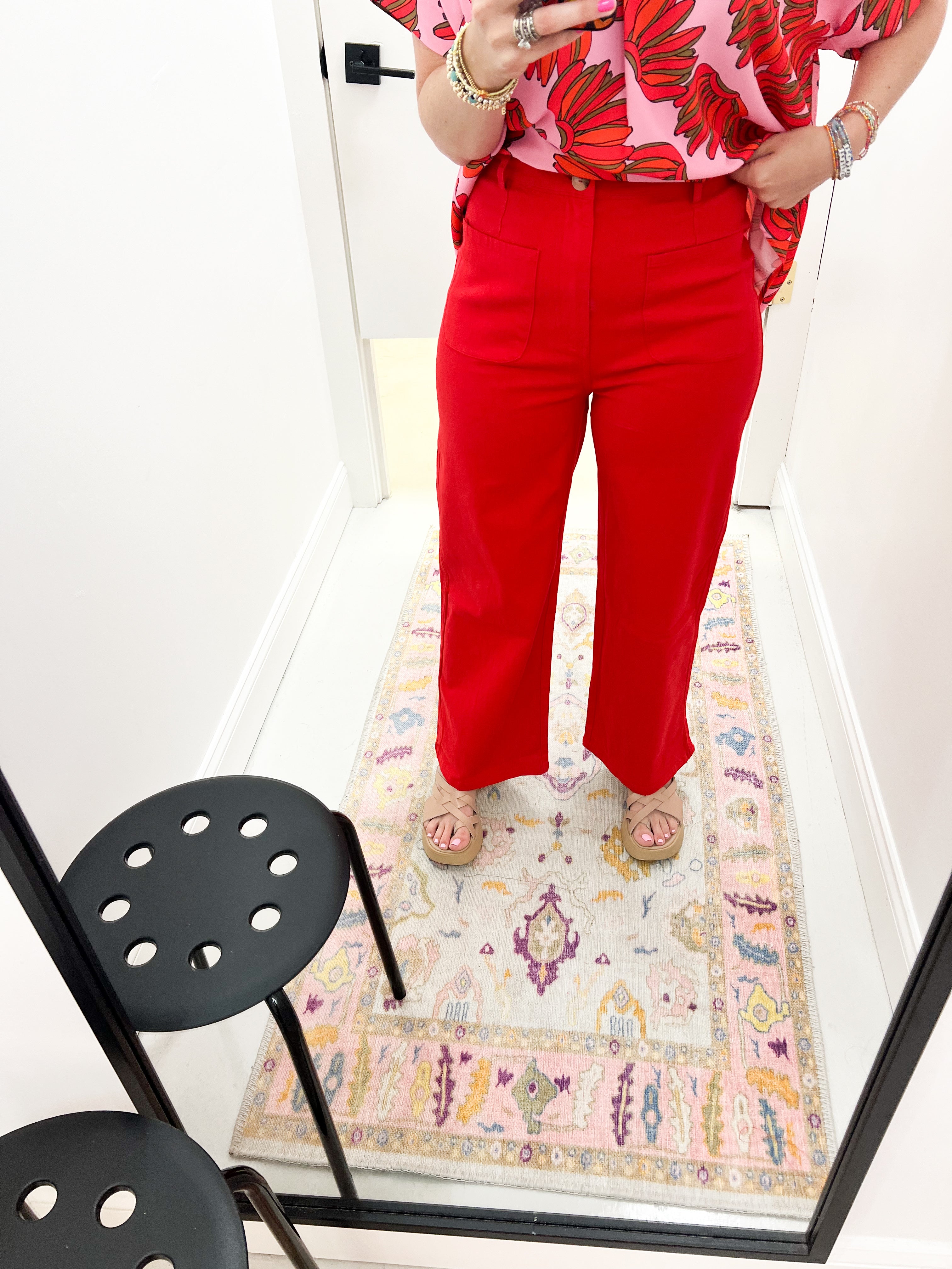 Lena Red Pants – Sisters