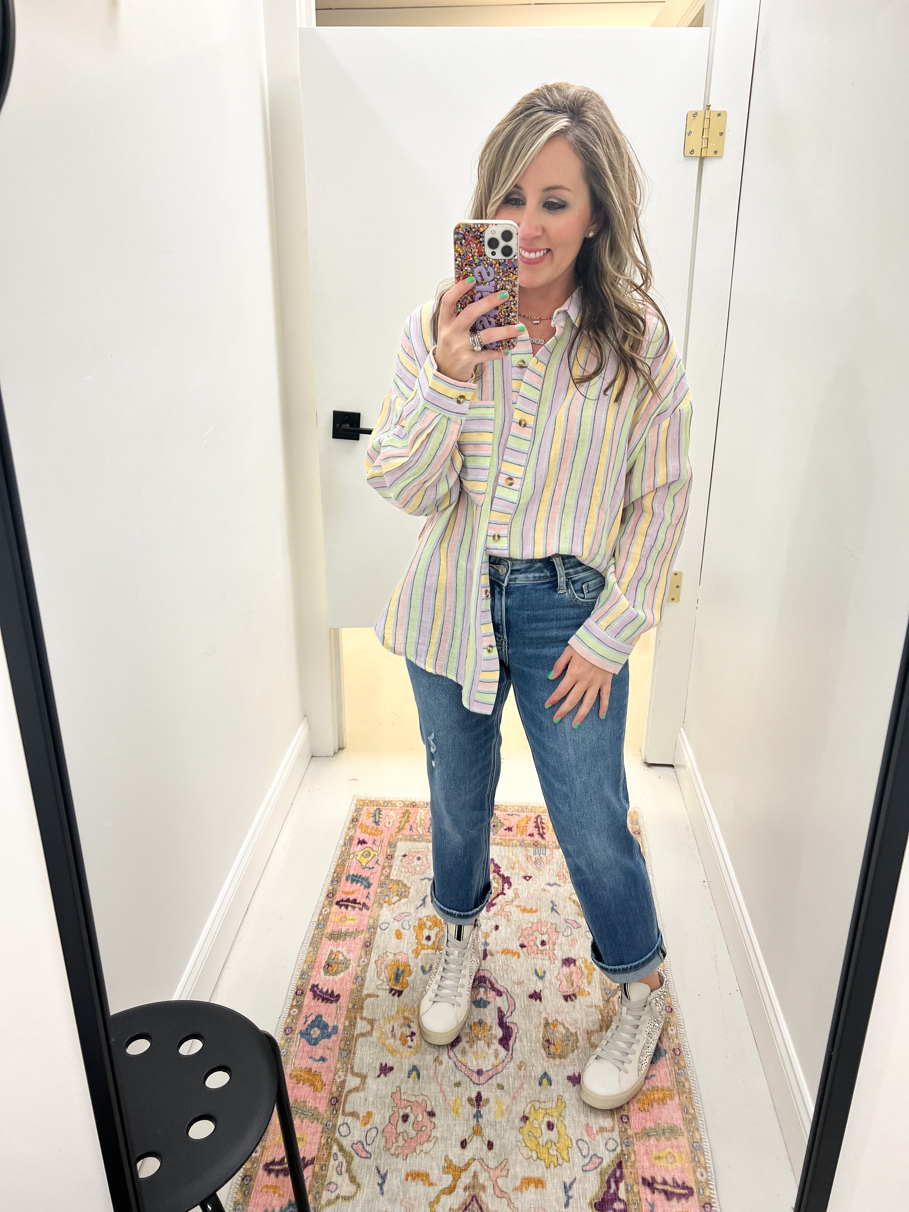 Baxter Bright Button Up – Sisters