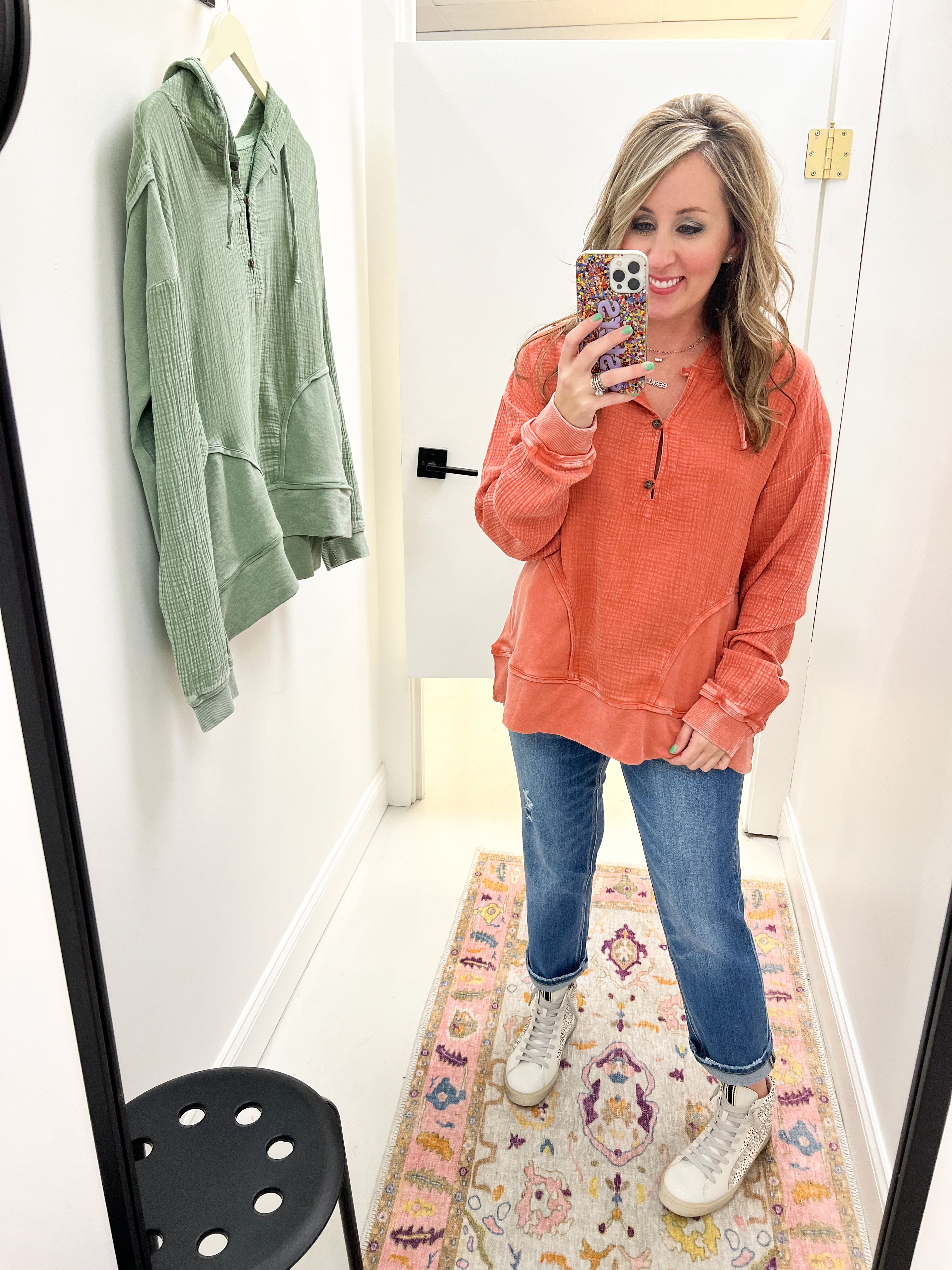 Mallory Mineral Hoodie Brick – Sisters